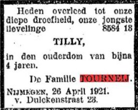 Parenteel van peter tourney